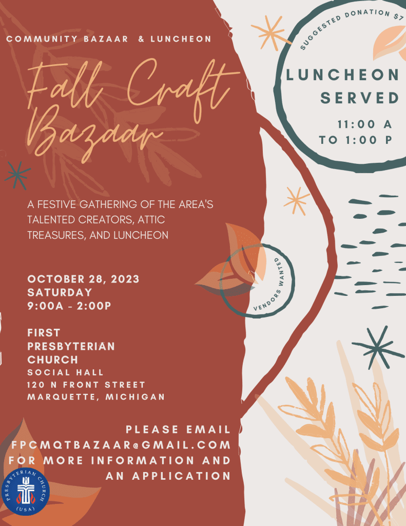 Fall Craft Bazaar! - First Presbyterian Church